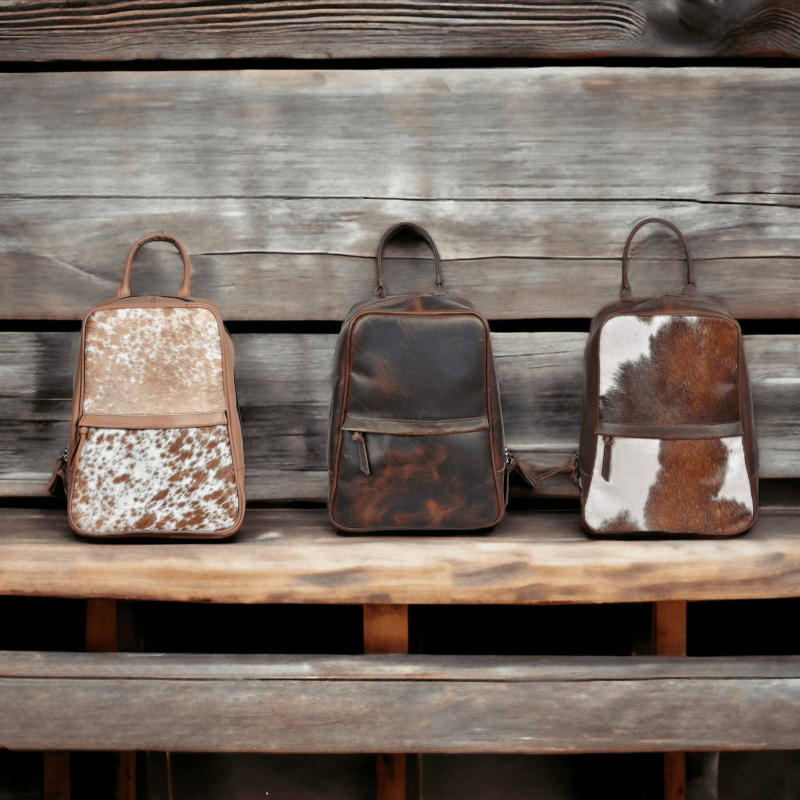 Mini Leather Backpack Cowhide Backpack Highlands Mini Backpack ...