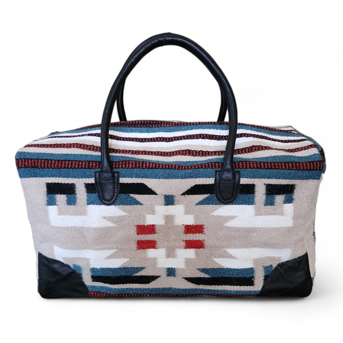 Aztec Large Weekender Southwestern Duffel Bag Sahara Saddle Blanket Ba ...